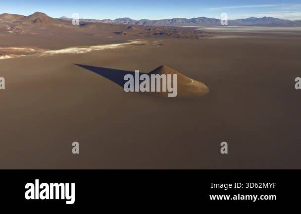 Aerial view of Cono de Arita in Salta, Argentina, showcasing its ...