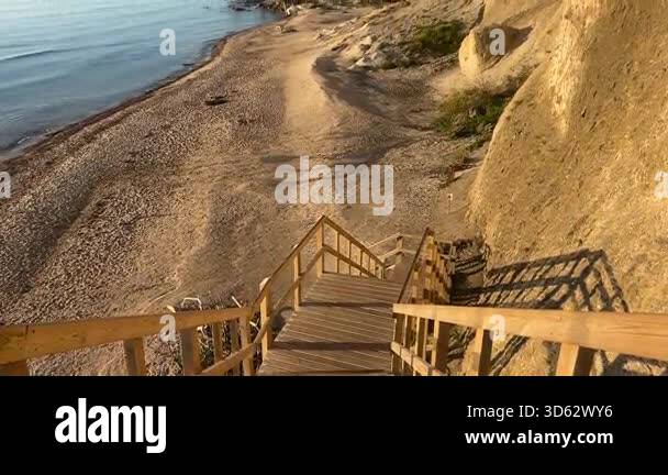 Summer at the White Cliffs of Mons Klint, at Dronningstolen, in the ...