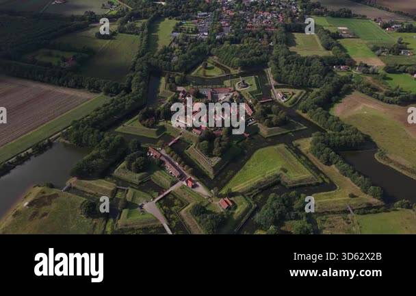 Bourtange, Groningen, historic fortified city with compound layout ...