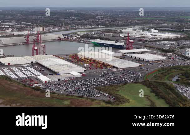 Portbury, Somerset, England, October, 30, 2025: The Royal Portbury Dock ...