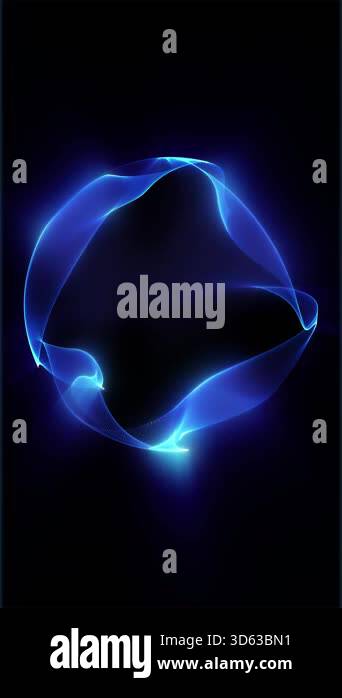 A bright, glowing sphere, consisting of particles and energetic dynamic ...