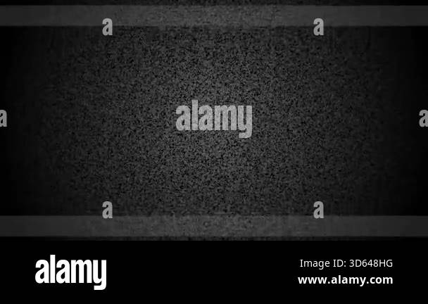 Retro television screen static and glitch effect for vintage broadcast ...