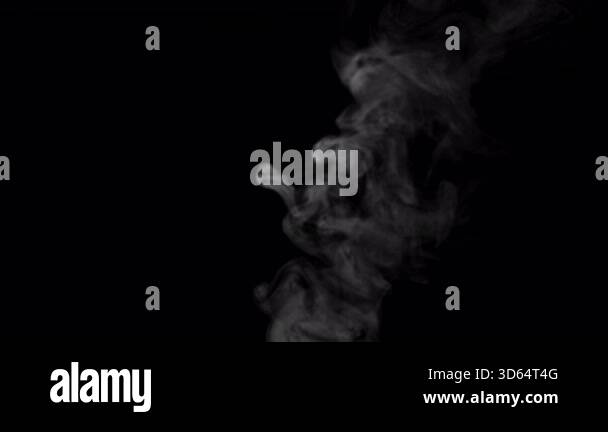 4K High Frame Rate (59.94fps) Corner Smoke Effect Overlay Stock Video ...