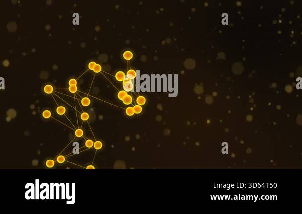 3d Animation of a molecular structure Stock Video Footage - Alamy