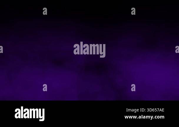 Purple fog ambient background with smooth mist and vapor motion ...