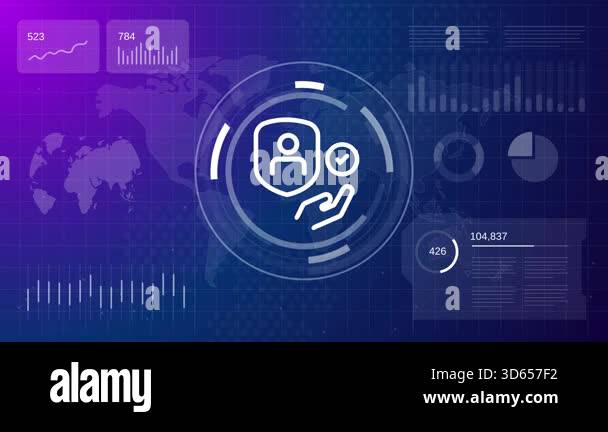 Data privacy and protection shielded user profile representing secure ...