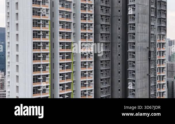 Hiu Ming Street Construction Site In Hong Kong, Nov 2, 2025 Stock Video ...