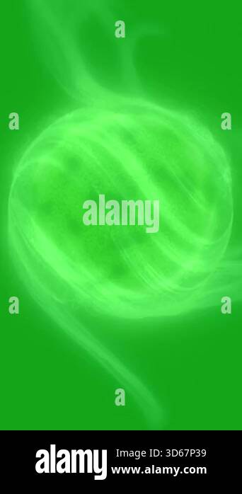 Vertical Energy Orb Green Screen Video Stock Video Footage - Alamy