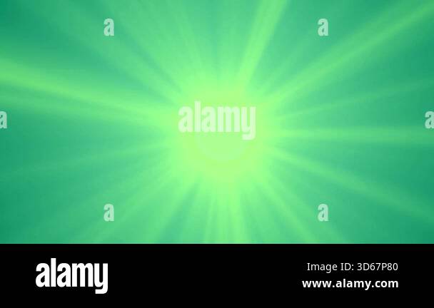 Green Screen Sun Rays Shining and Glowing Center Overlay Stock Video ...