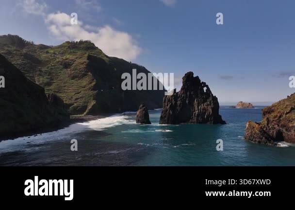Rugged granite sea cliffs Stock Videos & Footage - HD and 4K Video ...