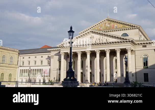 Munich National Theatre or Nationaltheater on the Max Joseph square ...