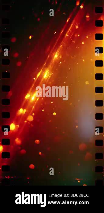 Vertical Vintage analog film texture overlay with scratches. High ...