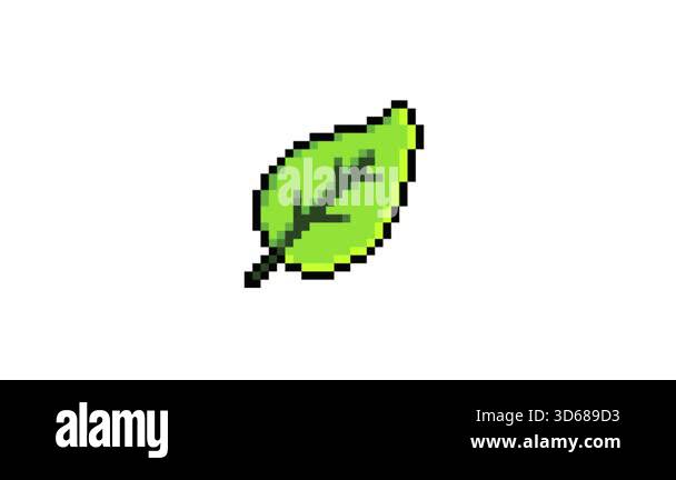 Pixel art illustration Leaf Sway. Animated Leaf Sway. Animated Asset ...