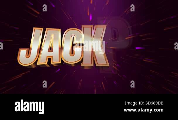 Jackpot concept. Moving Congratulatory banner or Luxury background with ...