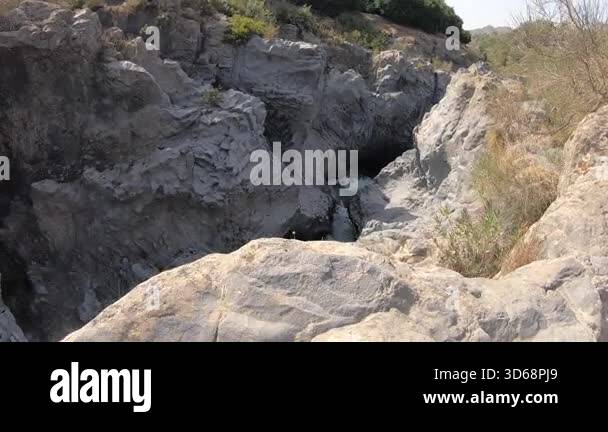 The impressive natural system of gorges and ravines eroded over the ...