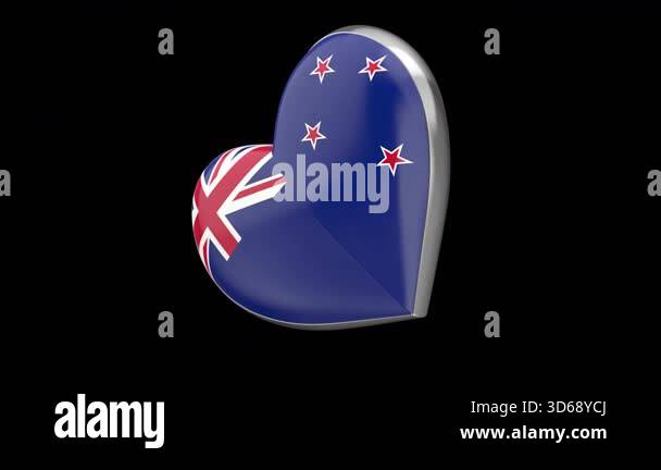 New zealand heart flag Stock Videos & Footage - HD and 4K Video Clips ...