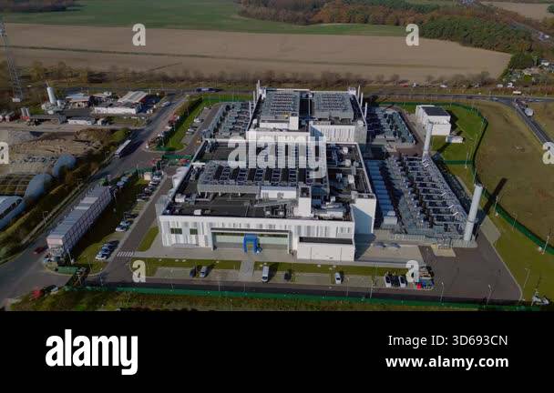 cutting edge technology and futuristic infrastructure of a large-scale data center campus in ...