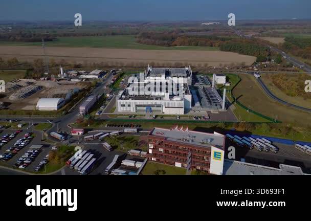 cutting edge technology and futuristic infrastructure of a large-scale ...