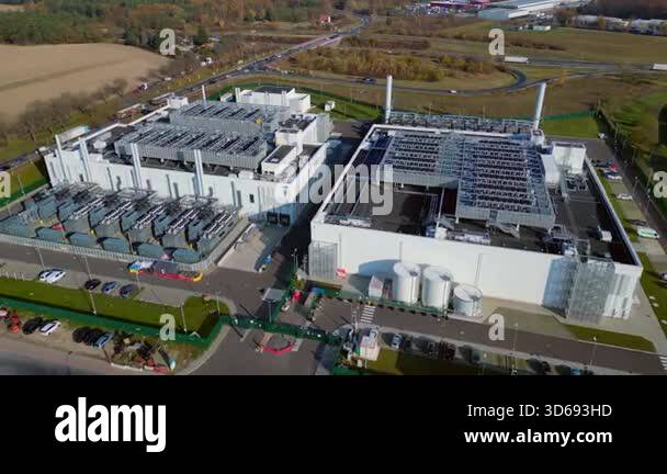 cutting edge technology and futuristic infrastructure of a large-scale ...