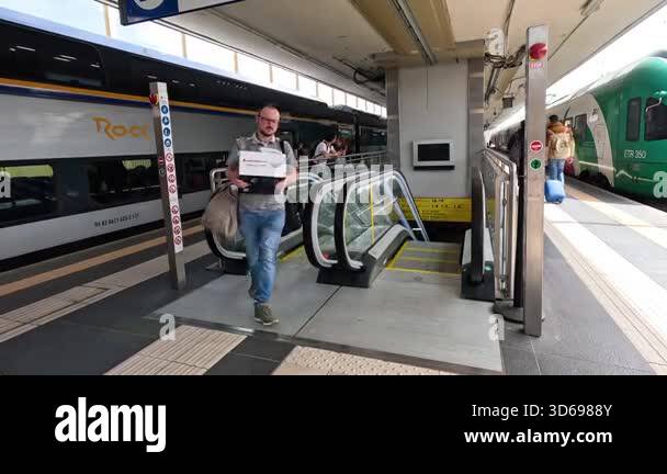 Man boards train Stock Videos & Footage - HD and 4K Video Clips - Alamy