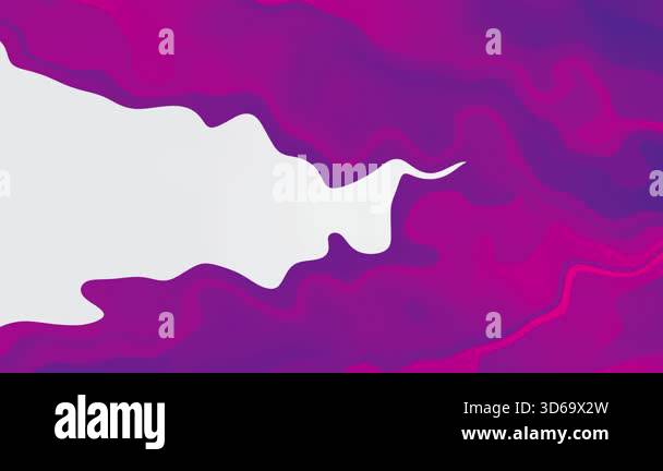 Creative Purple Flowing Liquid Abstract Animation Design Stock Video ...