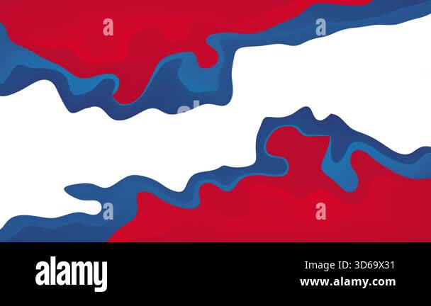 Dynamic Red Blue Liquid Motion Background Animation Stock Video Footage ...