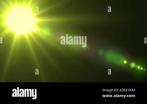 A radiant yellow light source dominates the upper left corner, casting ...