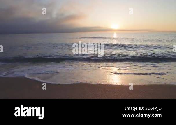 Calm blue boundless Black Sea with cool water reflecting light and ...