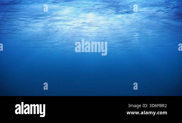 seamless loop of deep blue ocean waves from underwater background, light Stock Video Footage - Alamy