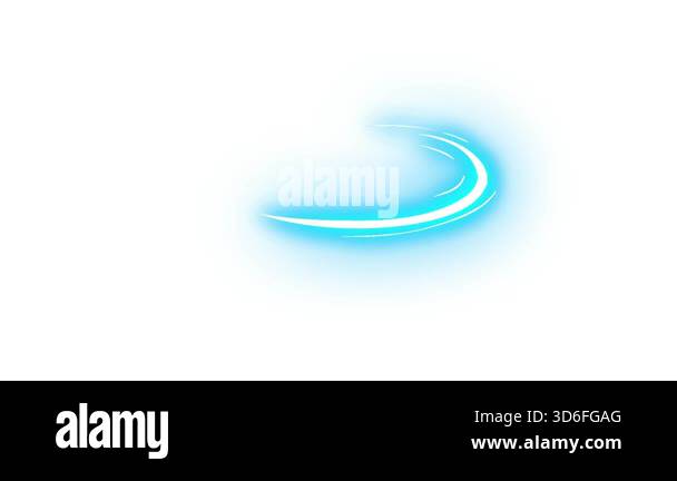 Dynamic blue light streak animation effect. Dynamic blue energy motion ...