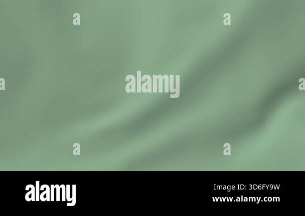 Soft green fabric waving smooth texture visual background gentle pastel ...