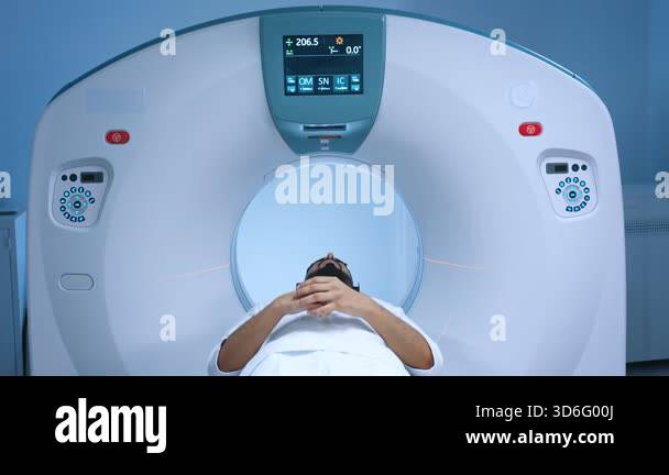 Magnetic resonance imaging computerized axial tomography. Patient ...