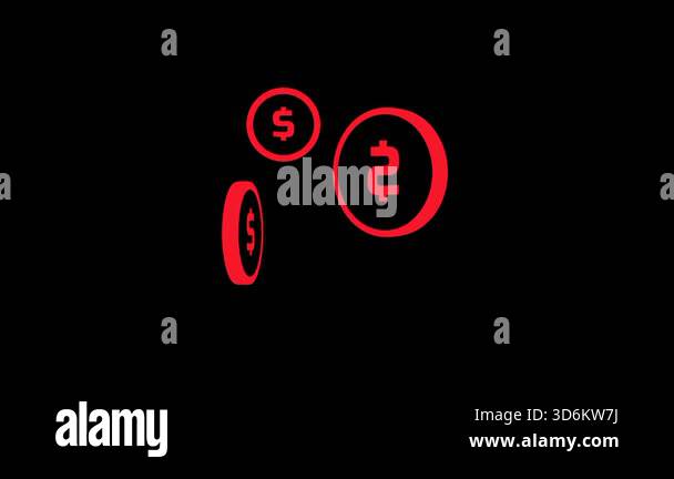 Multiple red circles mark several danger zones within financial data ...