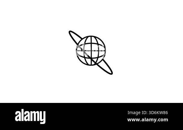 A magnifying glass searching over a globe representing global research ...