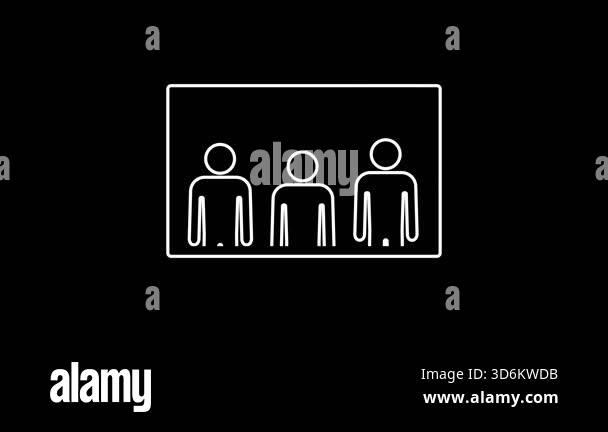 depicts an organized panel of individuals representing structured ...