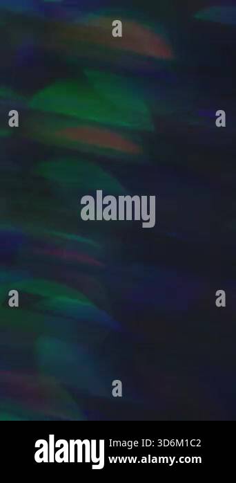 Vertical video. Defocused light flare. Gleam leak. Blur rainbow ...