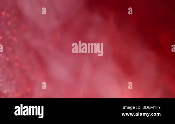 Shimmer paint. Cloud fume. Defocused red crimson colorful shiny mist ...