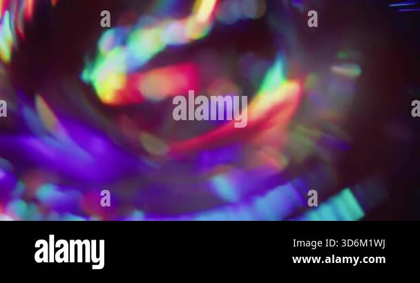 Bokeh crystal glow. Gradient reflection. Fluorescent abstract colorful ...