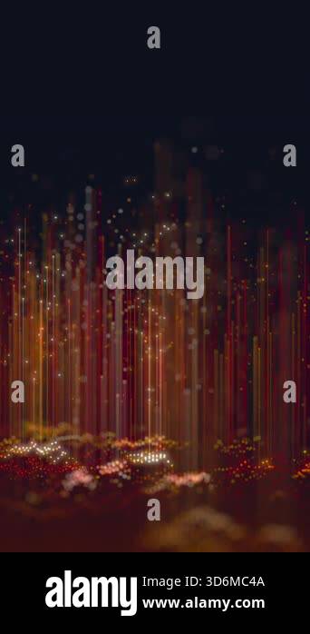 Abstract 3D big data plot visualization. Futuristic infographics ...