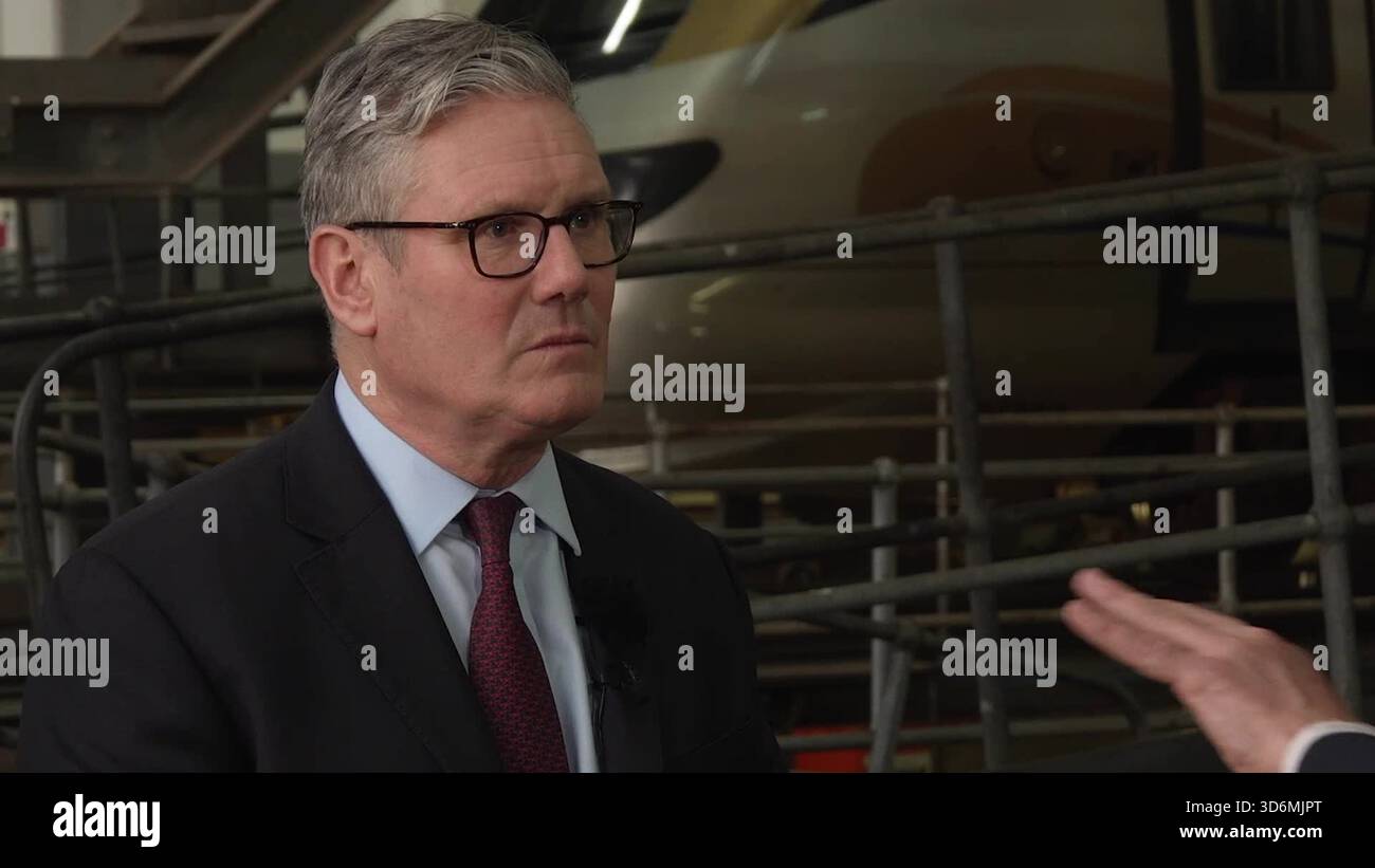 Ukraine must determine its future - Sir Keir Starmer Stock Video ...