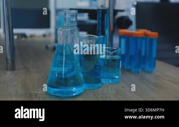 Lab equipment experiment flasks Stock Videos & Footage - HD and 4K ...