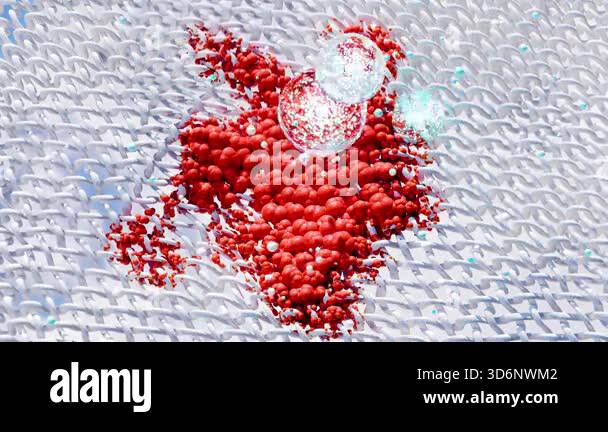 Washing powder remove stubborn stains and dirt on fabric fibers.cloth ...