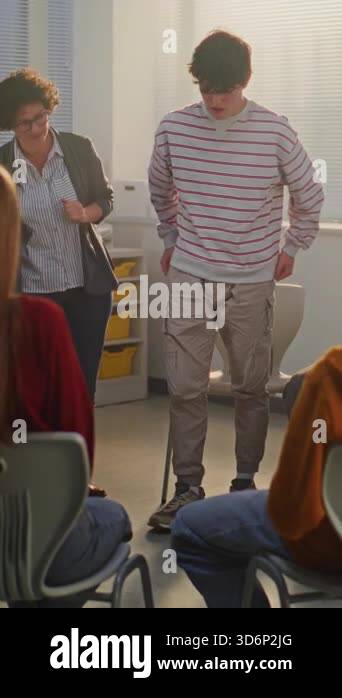 During Mental Health Class, Female Teacher Invites Boy Perform ...