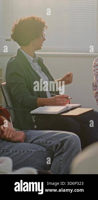 Teacher and Students Engage in Group Therapy inspired Discussion About ...