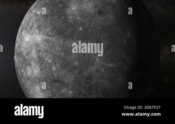 Sequential frames showing Mercury rotating Stock Video Footage - Alamy