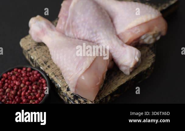 Raw chicken legs, poultry meat for grilling or barbecue. Chicken legs ...