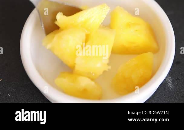Pineapple canned food sweet fruit dessert tasty snack fresh gourmet ...