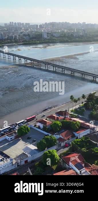Sunrise In Sao Luis Skyline At Sao Luis In Maranhao Brazil. Jose Sarney ...