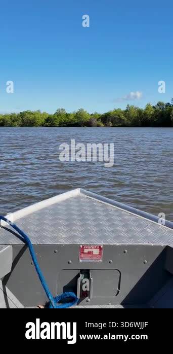 Boat Trip At Parnaiba In Piaui Brazil. Boat Tour. Rainforest Scene ...