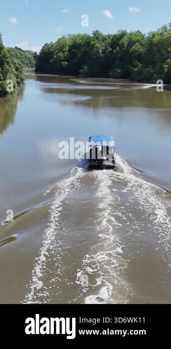 Boat Tour At Tutoia In Maranhao Brazil. Parnaiba Delta Landscape ...